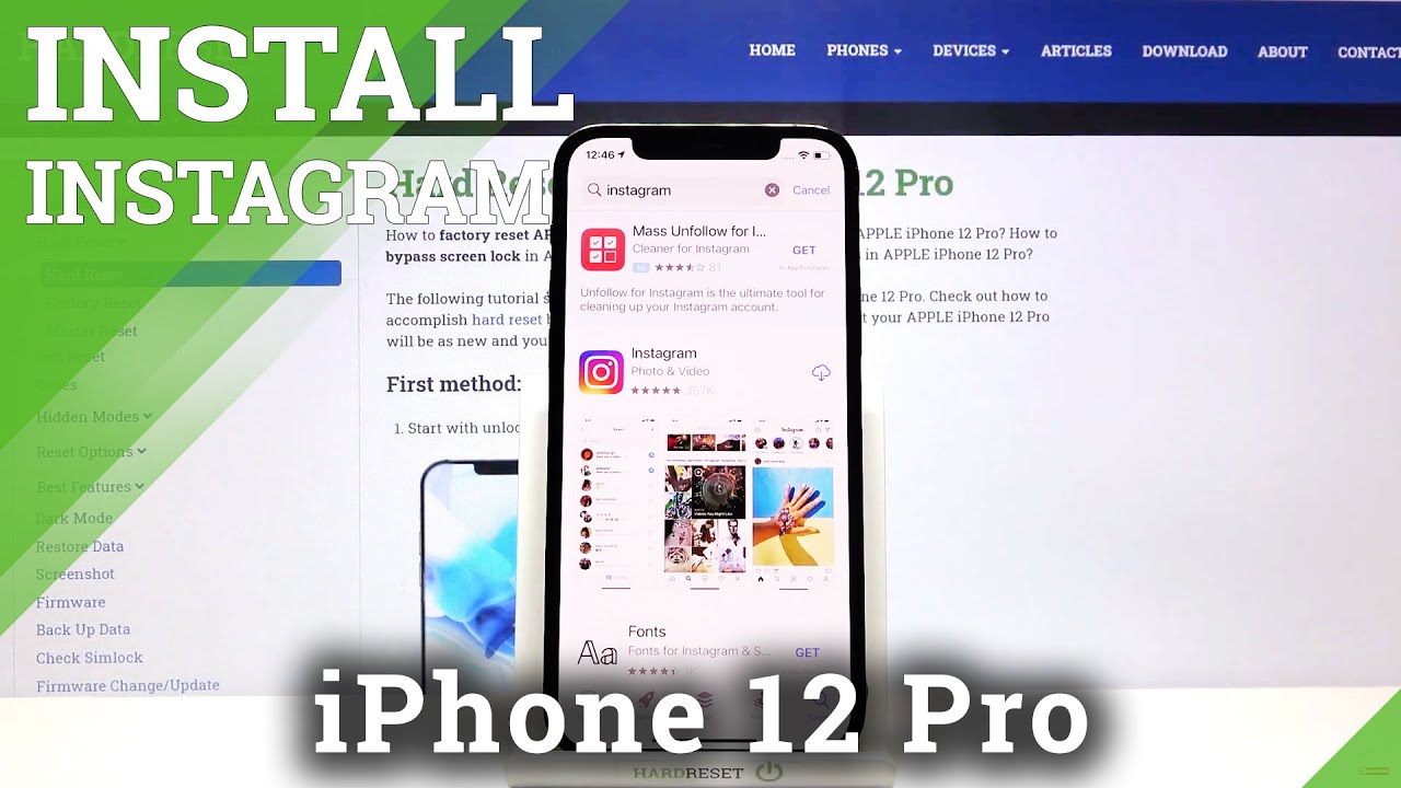 How to Download & Install Instagram on iPhone 12 Pro – Create Instagram ...