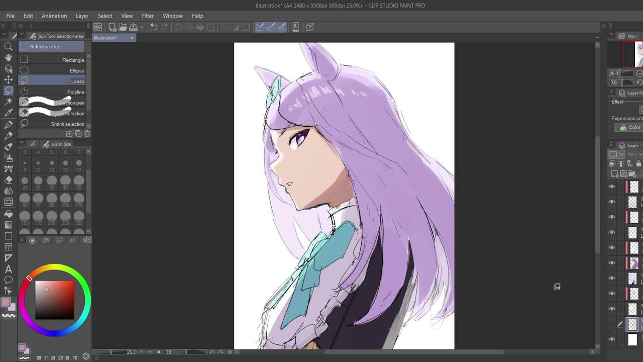 [Live Drawing] Starting new illustration - YouTube