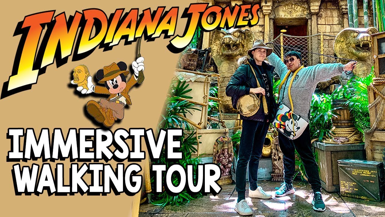 Indiana Jones Ride: Immersive Walking Tour | Disneyland Resort - YouTube