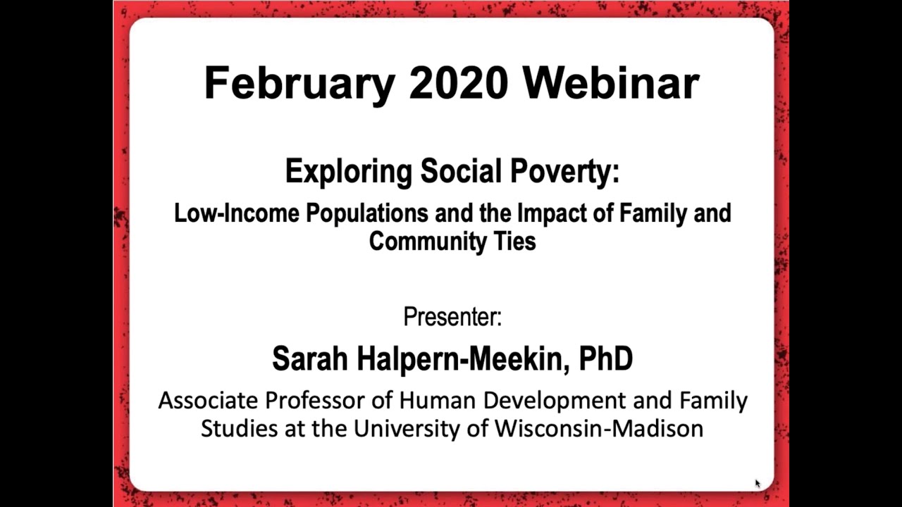 Exploring Social Poverty Low Income Populations and the Impact of ...