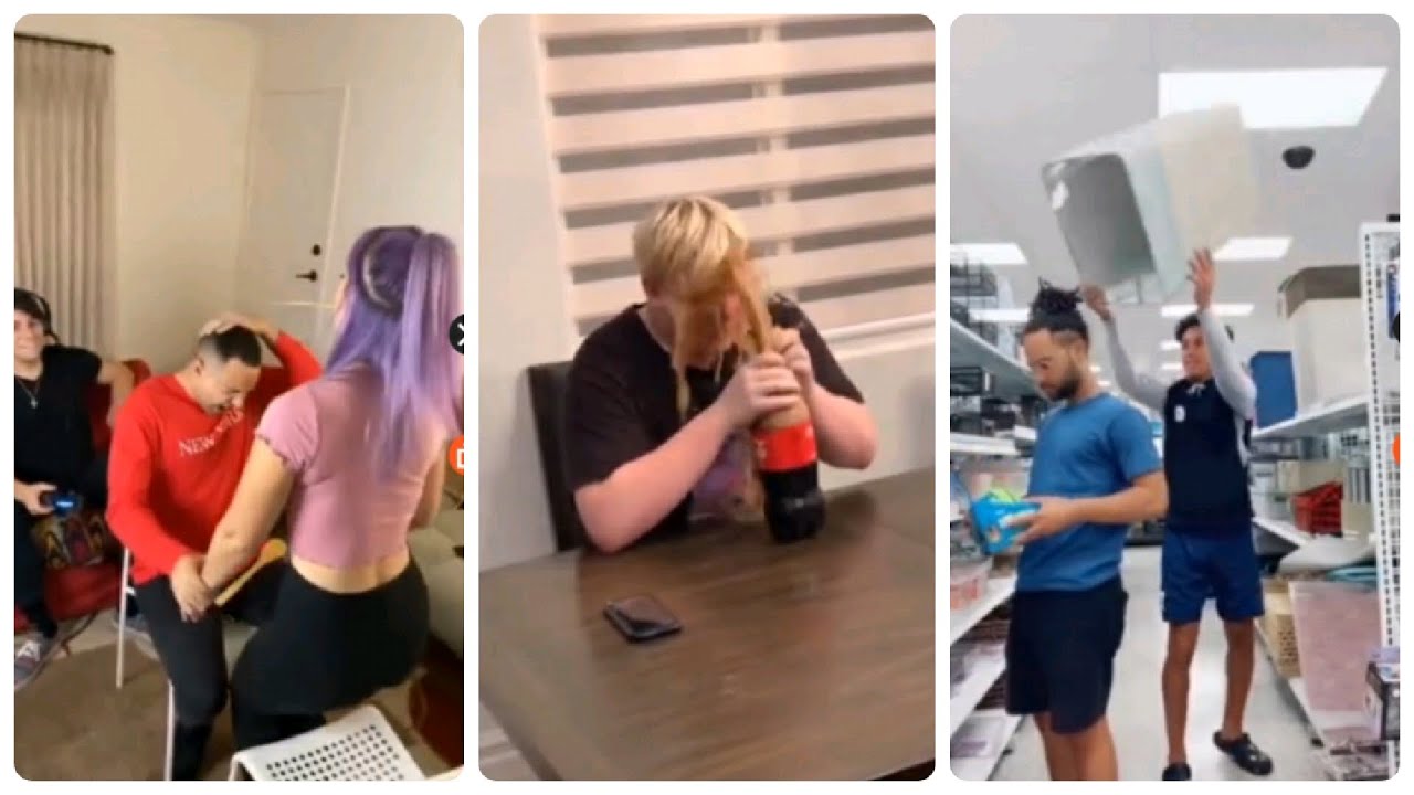 Try Not To Laugh - Funny Pranks Tik Tok Compilation - YouTube