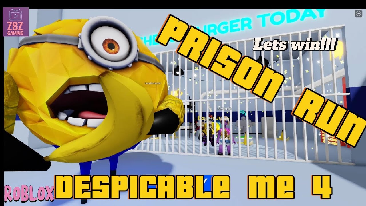 Roblox Despicable Me 4: Epic Prison Run Escape! - YouTube