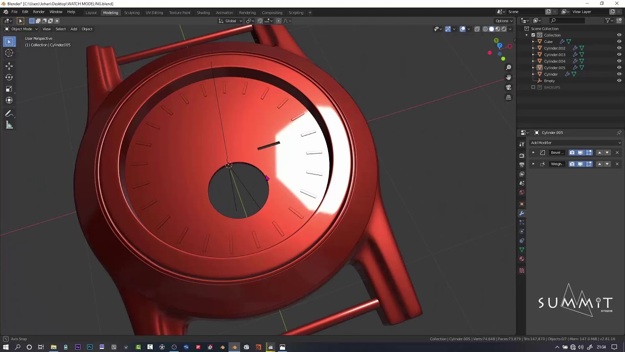 WATCH PRODUCT DESIGN BLENDER - YouTube