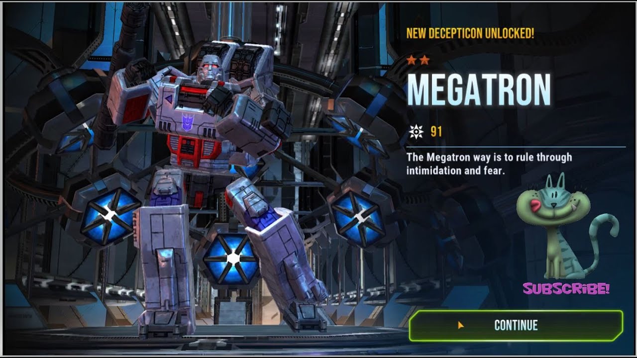Transformers Earth Wars How to Get Megatron in Story Mode - YouTube