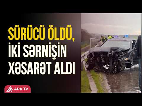 Masallıda dəhşətli qəza: 34 yaşlı sürücü öldü | APA TV