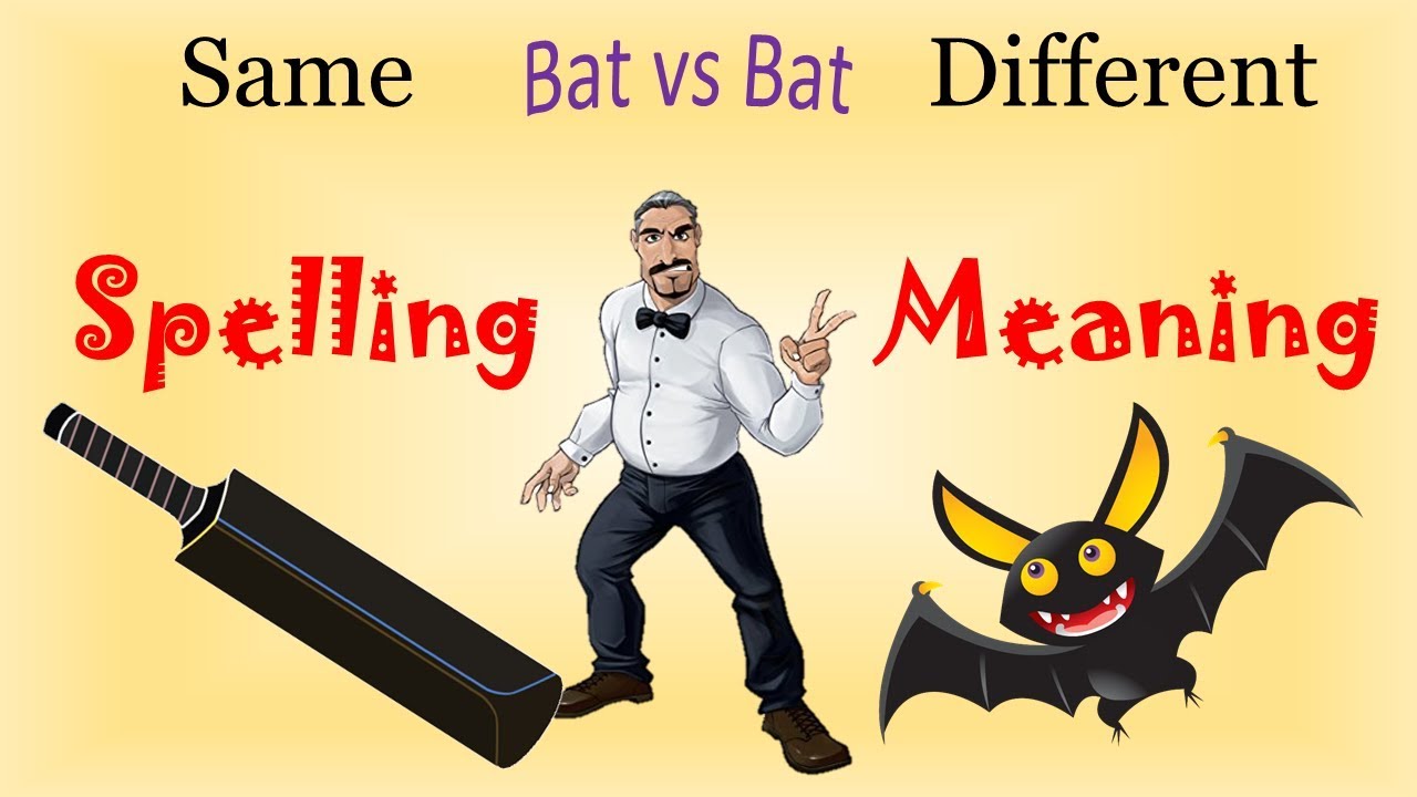 Confusing Words With Same Spelling But Different Meaning Homographs