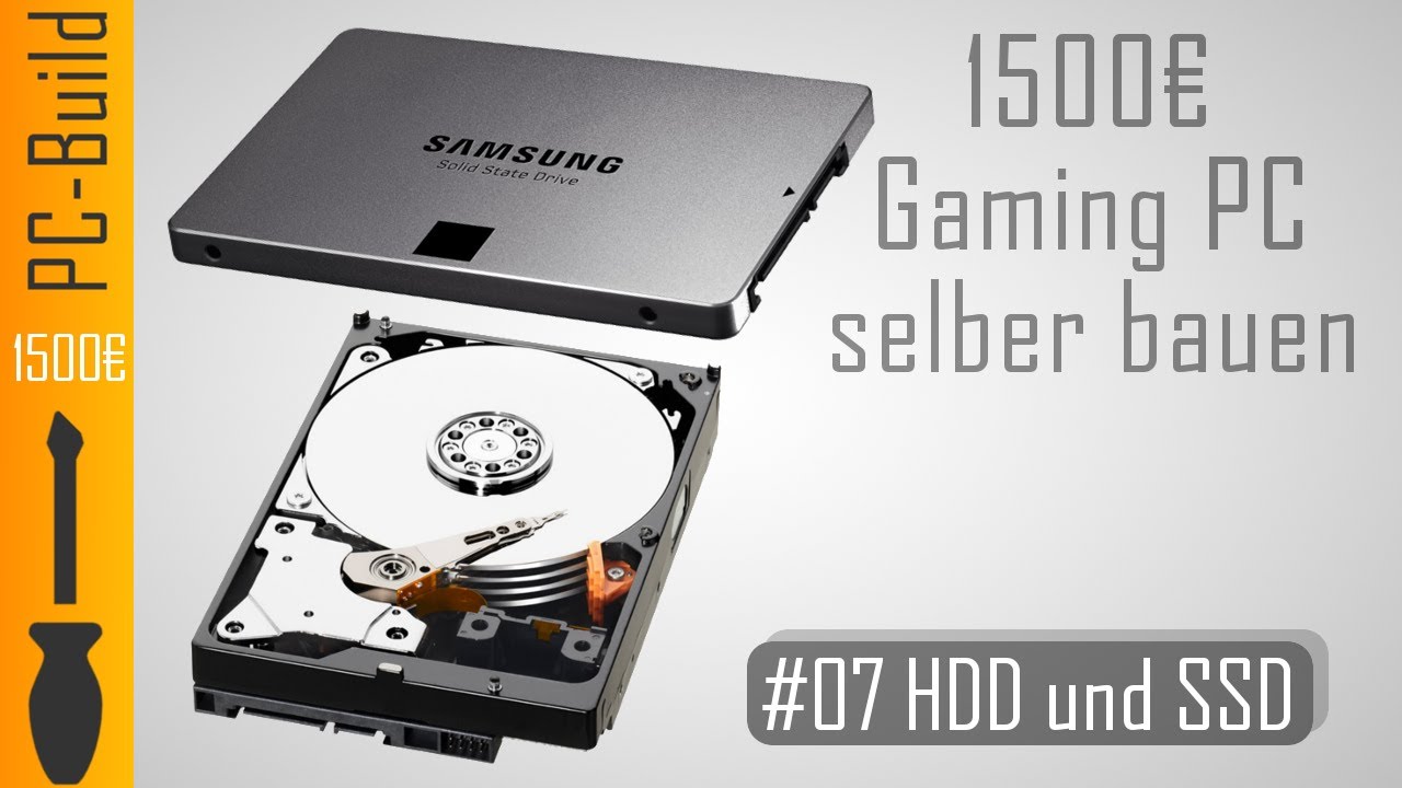 Gaming PC bauen #07 - HDD und SSD einbauen [Gaming-PC Build] [German ...