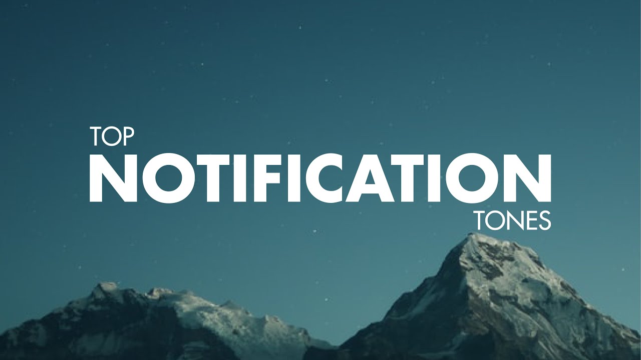 Top 20 Notification Tones | Gaming Edition - YouTube
