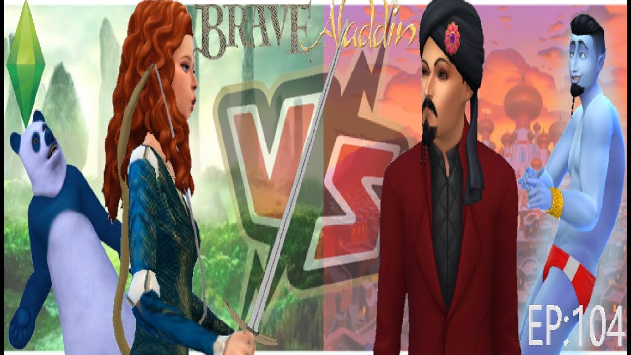 Merida🏹 vs Jafar🐍 I sims 4 disney princess👸legacy challenge[104]BOOK 9 ...