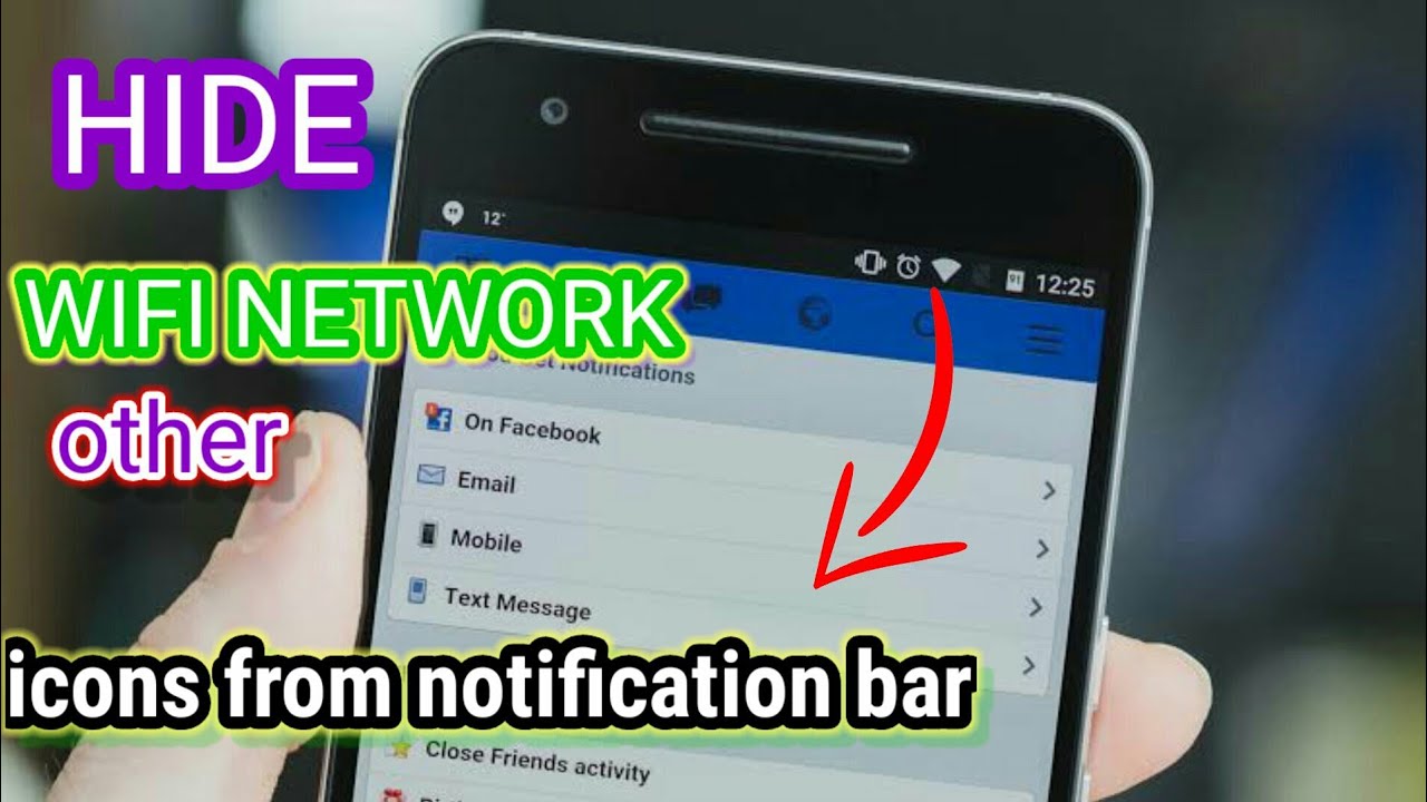 HIDE WIFI AND OTHER ICONS FROM STATUS BAR IN ANDROID - YouTube