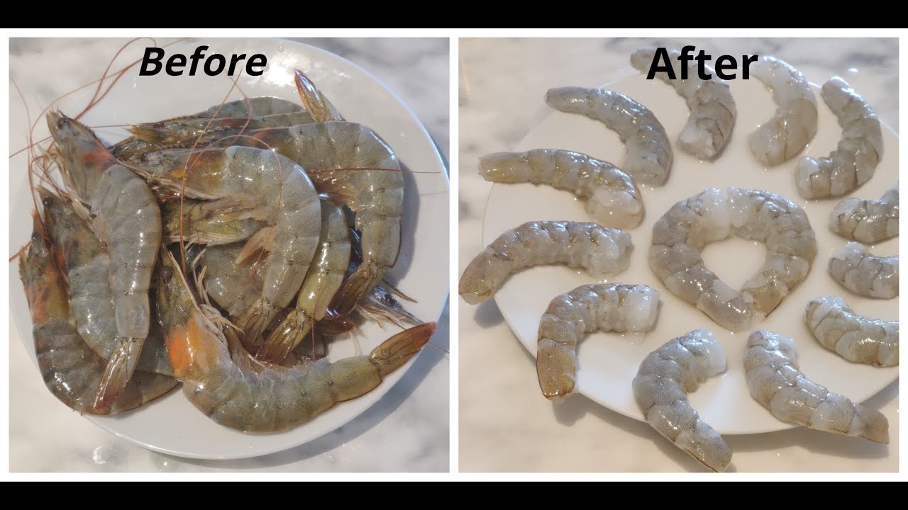 Quick and Easy way to Clean Prawns | झींगा साफ़ करने की पूरी विधि ...