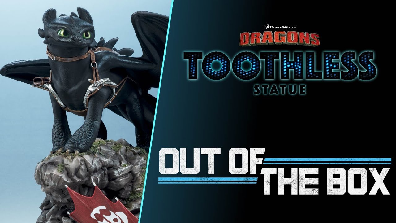 Out of the Box - How to Train Your Dragon: Toothless Statue - YouTube