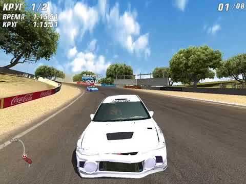My first racing game where I taught what is perfect line - YouTube