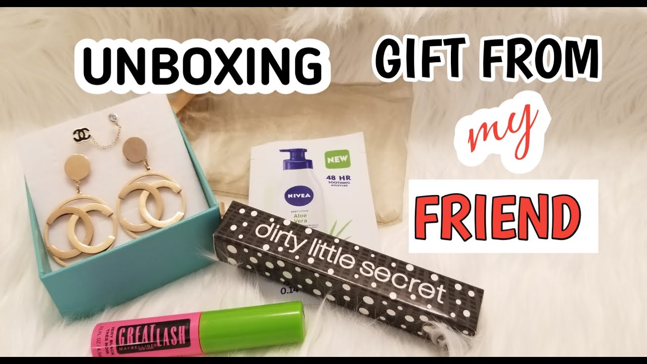 UNBOXING GIFT FROM MY FRIEND - YouTube
