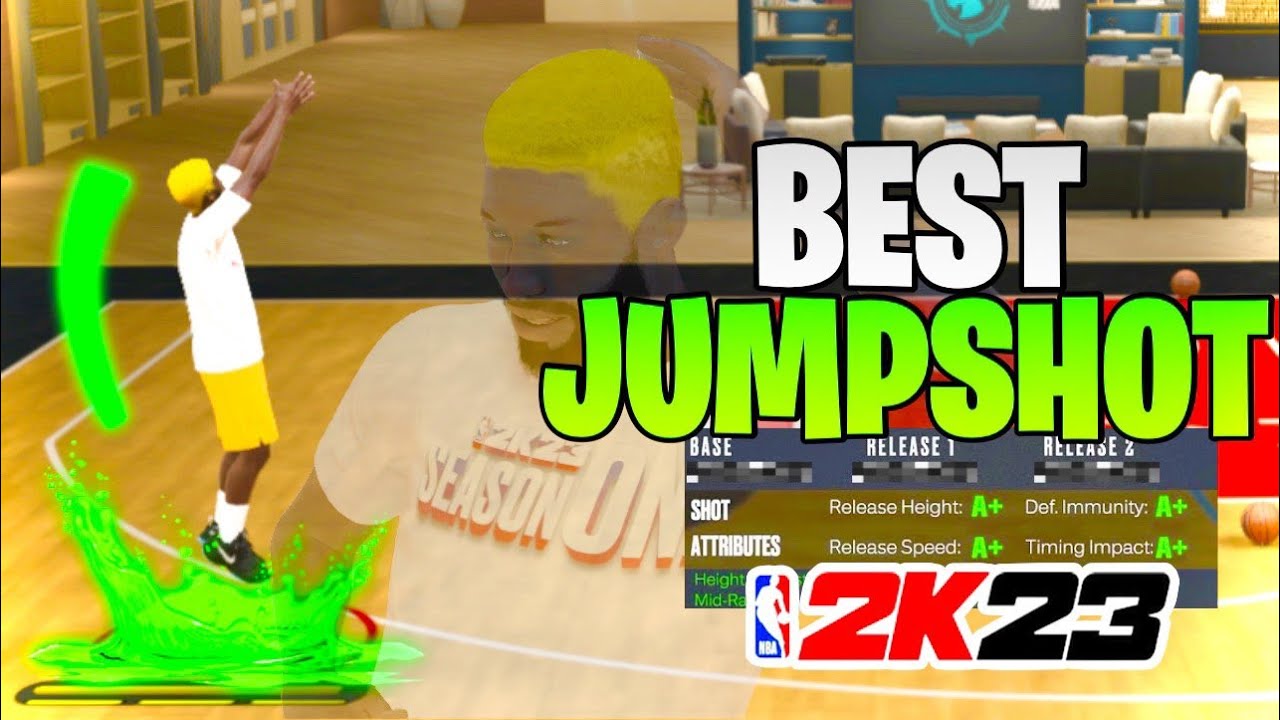This jump shot made me LOVE 2K23 - Best jump shot in NBA2K23 for 6'5 ...