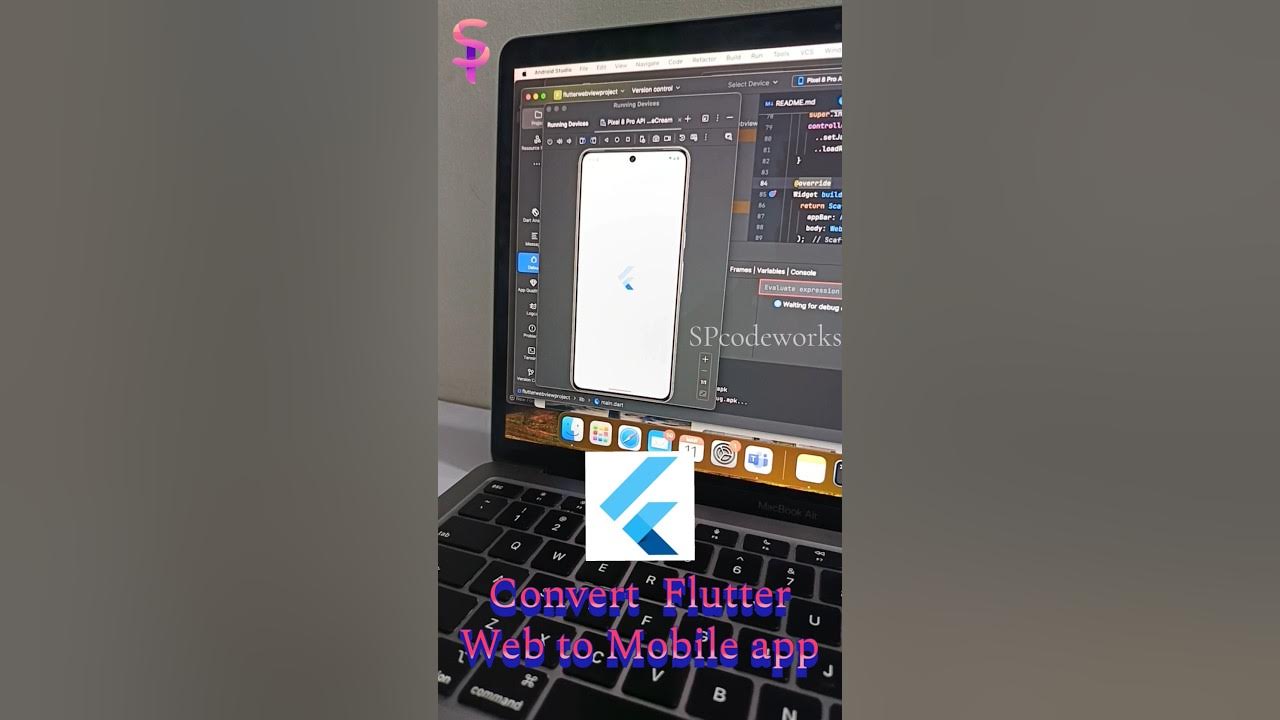 convert flutter web to mobile 2025 |Android studio|Dart #dart #flutter #flutterdev # ...