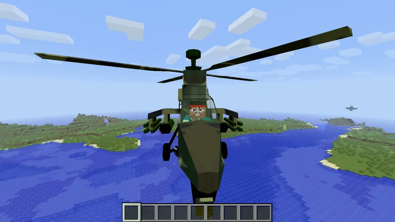 Minecraft Mod Showcase - MC Helicopter[1.6.4] - YouTube