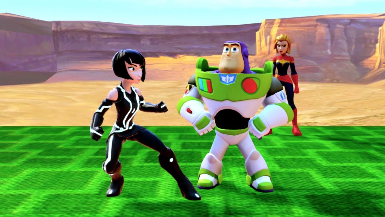 Toy Story 4 Buzz Lightyear vs Tron Quorra - Disney Disney Games ...