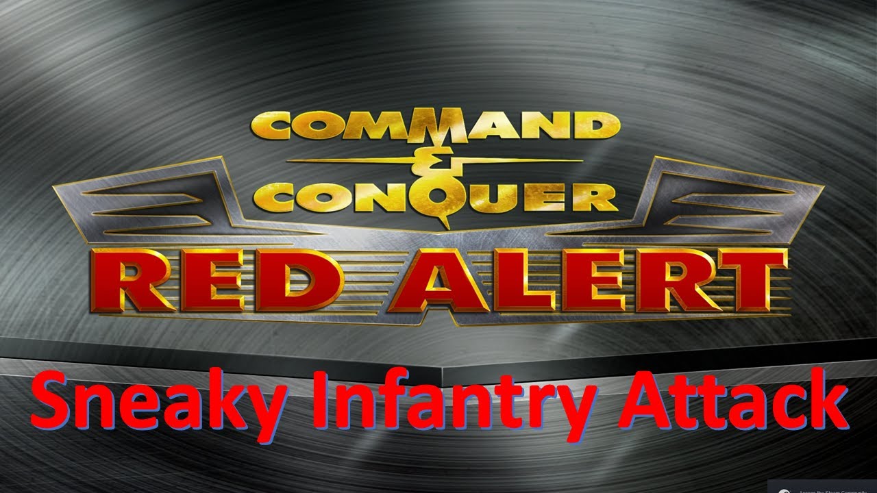 Command and Conquer Red Alert Remastered 4v4 (Sneaky Infantry Attack ...