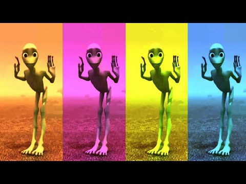 Alien dance green Alien Dance| Dami tu Cosita | colourfull Alien dance ...