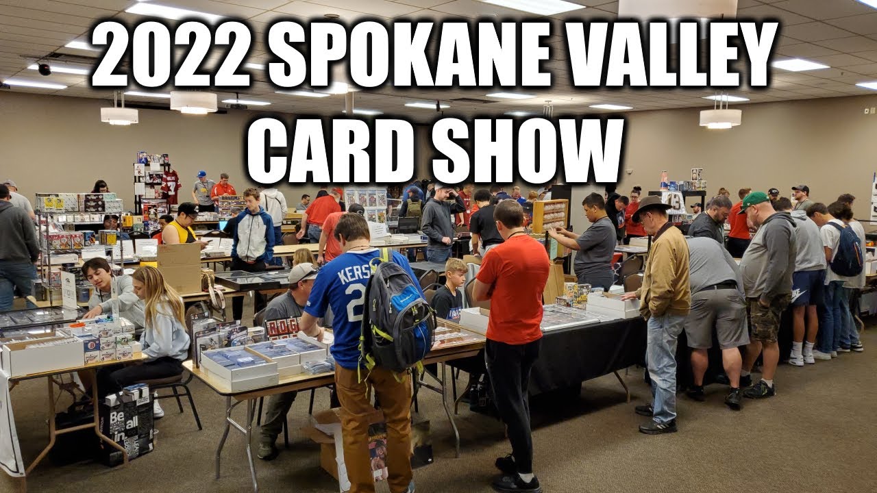 Spokane Valley Card Show 2022 - My First Card Show! - YouTube