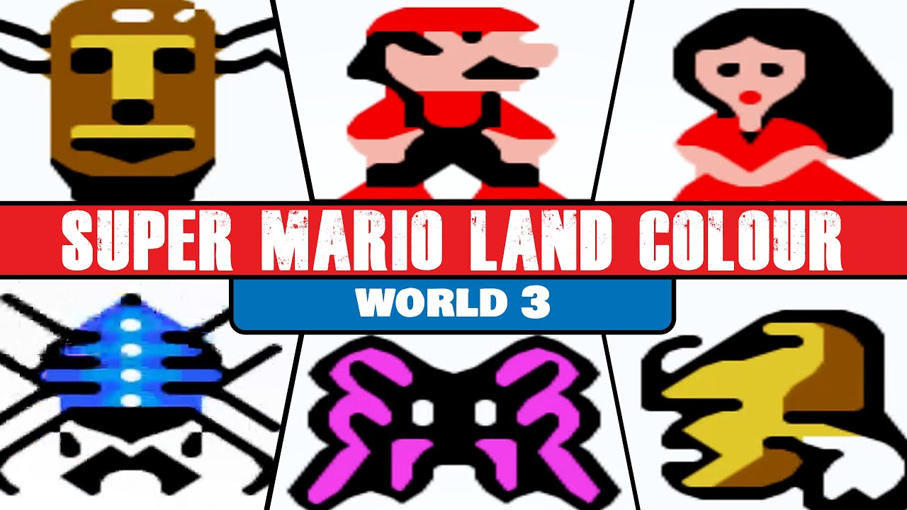 Super Mario Land Colour - (100%) Walkthrough - World 3 [4k-60fps ...