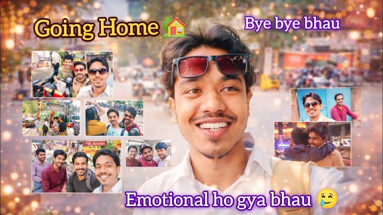 Going Home 🏡 x Bhau ko Bye bol diya x #short #vlog #fyp #trend #memo ...