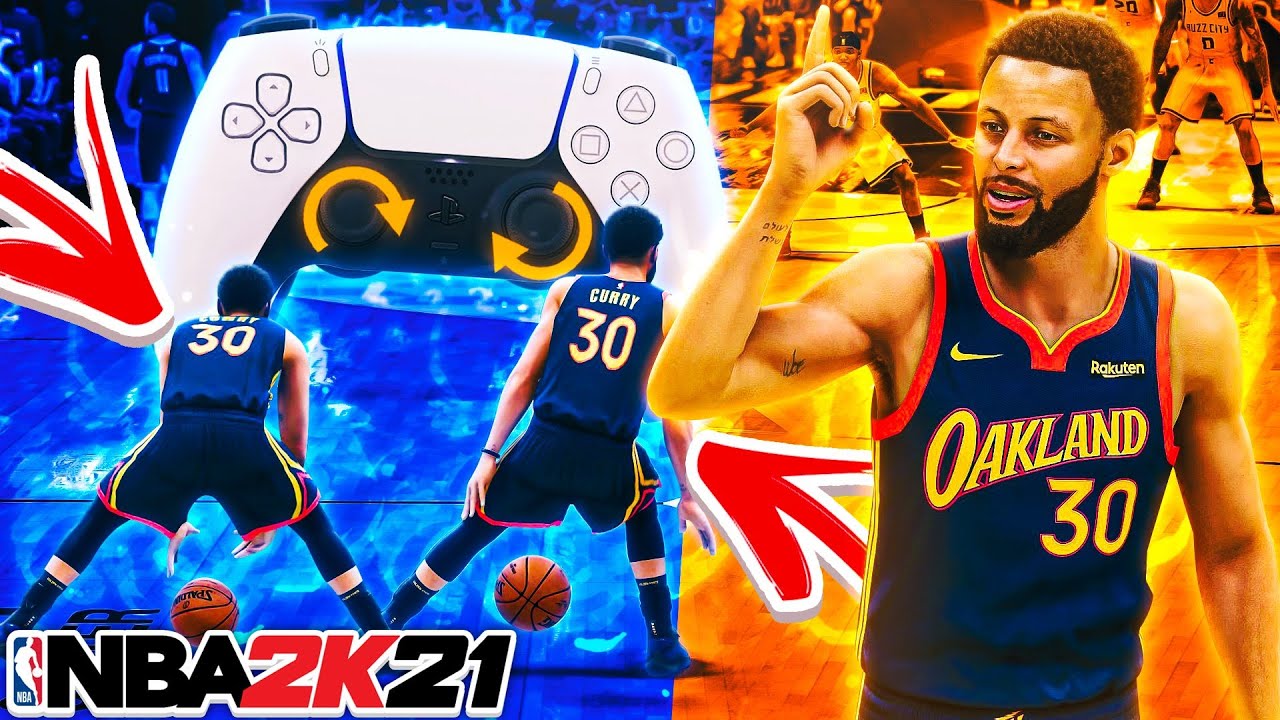 CURRY SLIDE COMBOS GLITCHY DRIBBLE MOVE NBA 2K21! CURRY SLIDE BEHIND ...