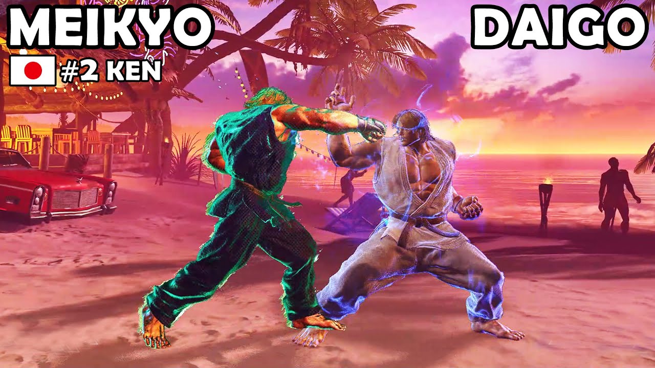 SF6 - DAIGO vs. MEIKYO (Japan #2 Ken) 2 Sets Ranked Match - YouTube