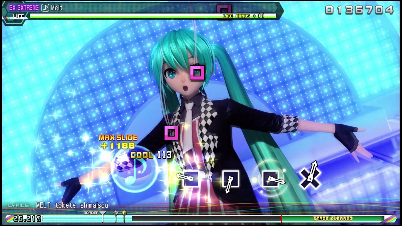 Project Diva Future Tone- [8★] Melt (EX Extreme-Perfect) - YouTube