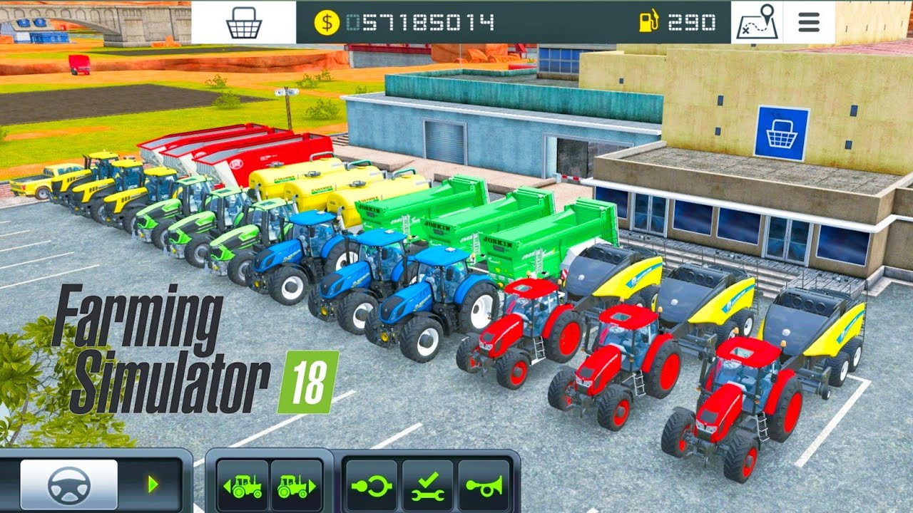 Fs 18, Crazy Vehicles Parched And Parking Colors In Farming Simulator ...