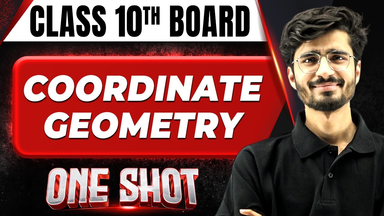 COORDINATE GEOMETRY in 1 Shot FULL CHAPTER COVERAGE (Concept +PYQs ...