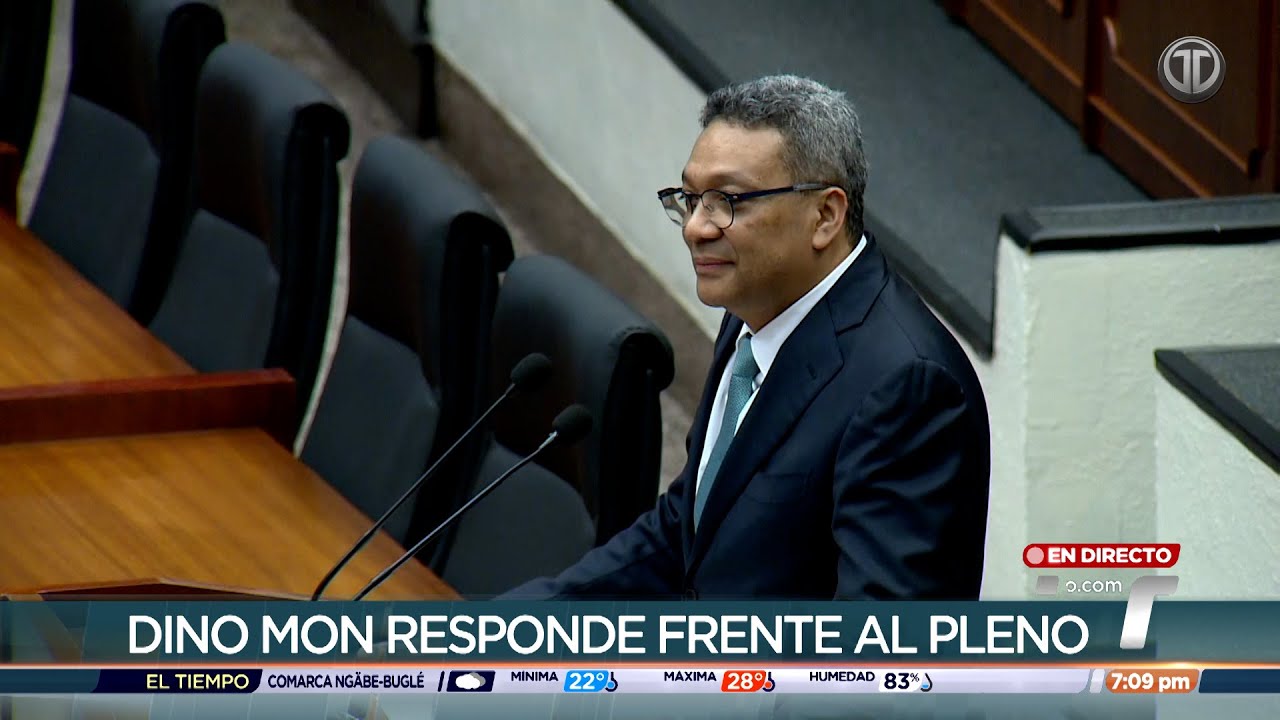 Dino Mon responde interrogantes ante el Pleno de la Asamblea - YouTube