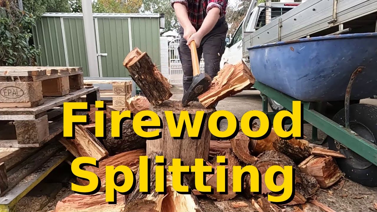 Firewood Splitting - YouTube