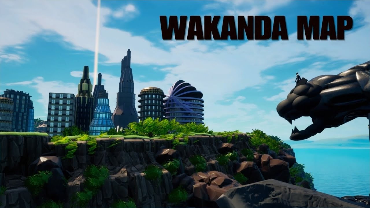 FORTNITE WAKANDA MAP (CREATIVE MODE) - YouTube