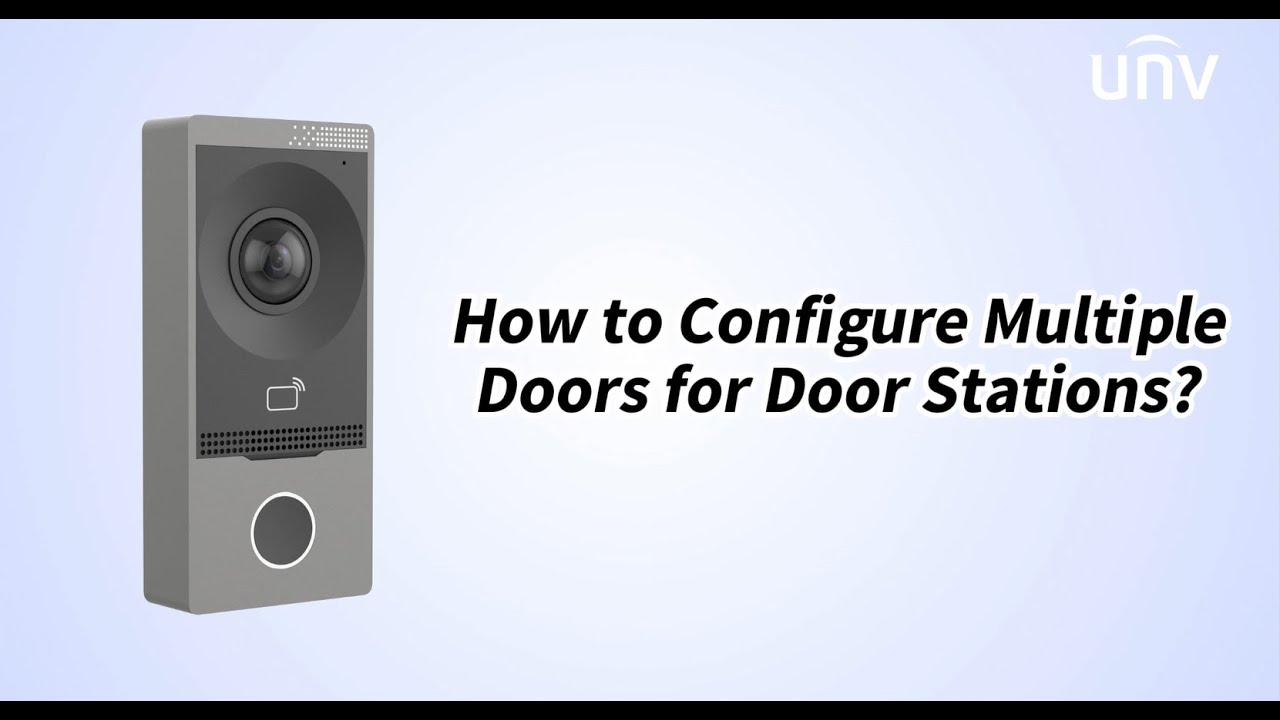 How to configure multiple doors for door stations - YouTube