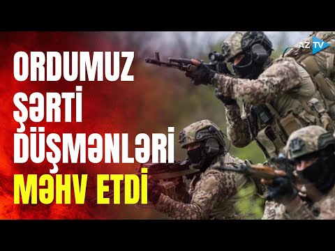 TƏCİLİ! Ordumuz şərti düşməni məhv etdi: Savaş üçün texnikalar hazır vəziyyətə gətirildi