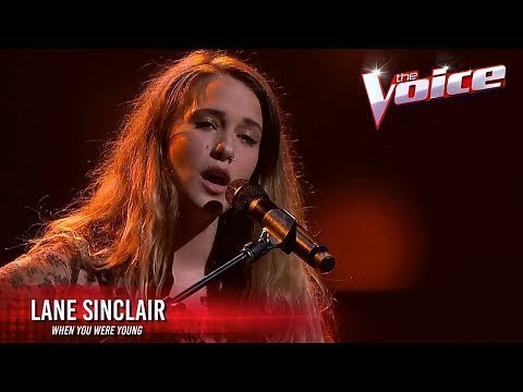 Blind Audition: Lane Sinclair - When You Were Young - The Voice ...