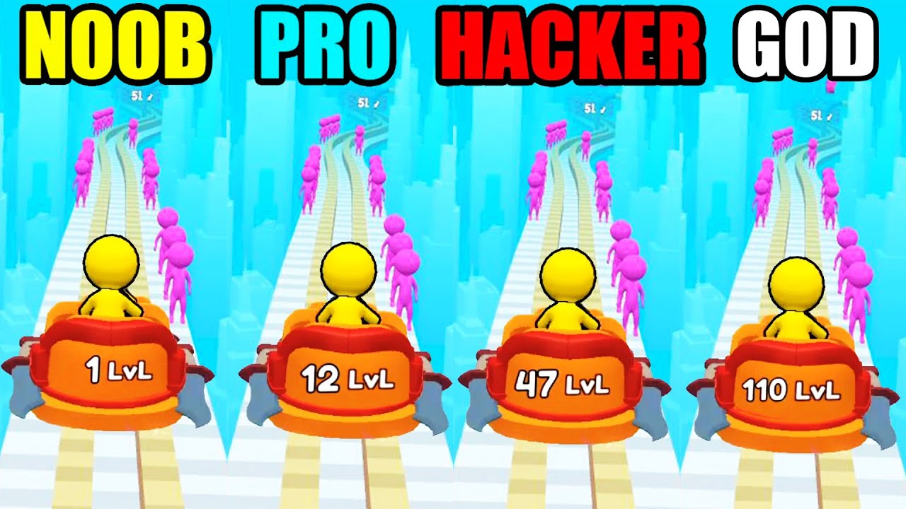 Level Up Clash - NOOB vs PRO vs HACKER vs GOD - YouTube