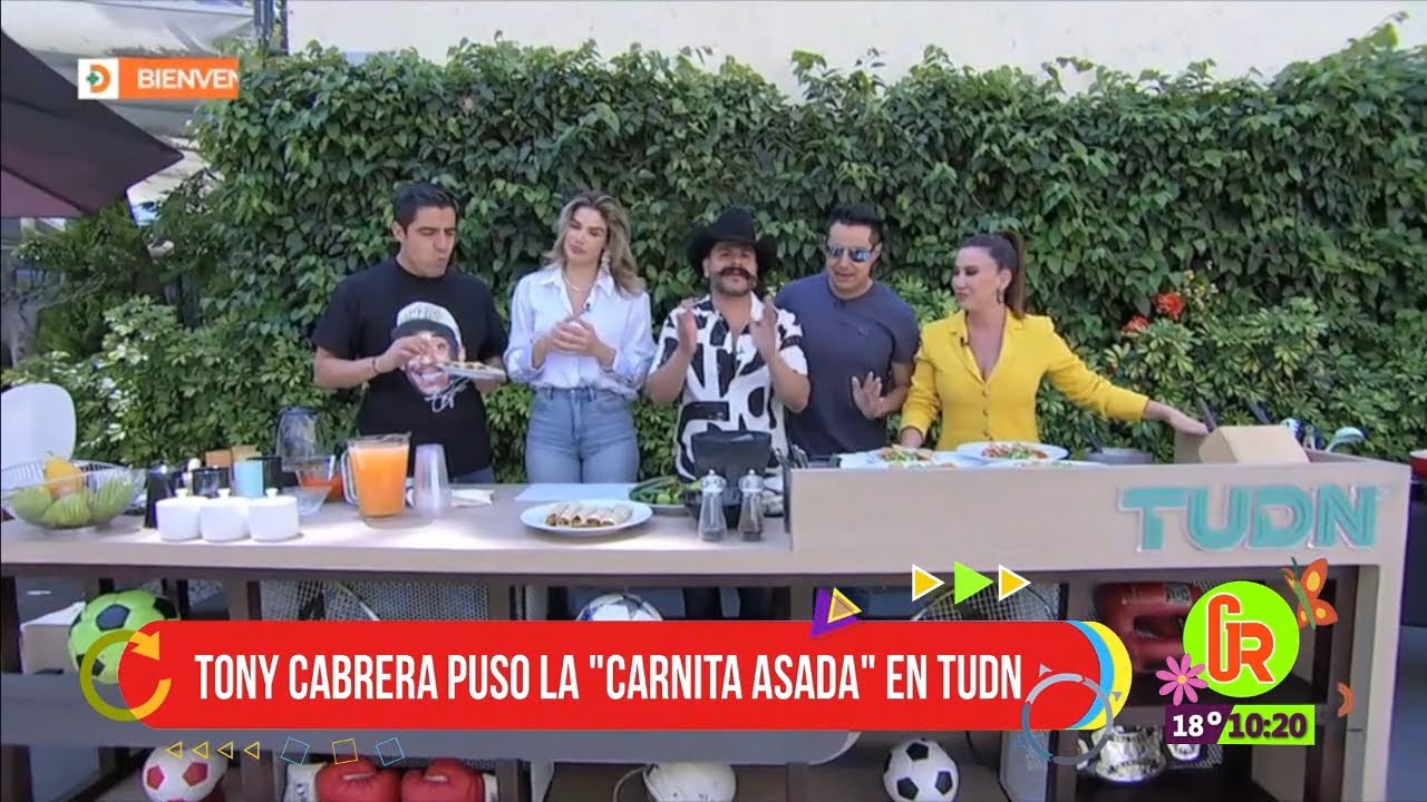 Tony Cabrera puso la "carnita asada" en TUDN | Gente Regia - YouTube