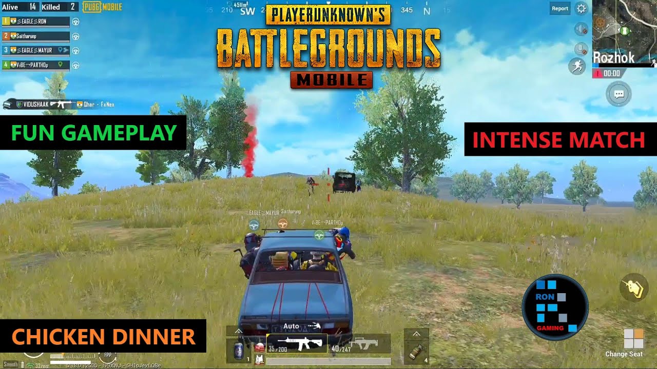 PUBG MOBILE | AMAZING FUN GAMEPLAY INTENSE MATCH CHICKEN DINNER - YouTube