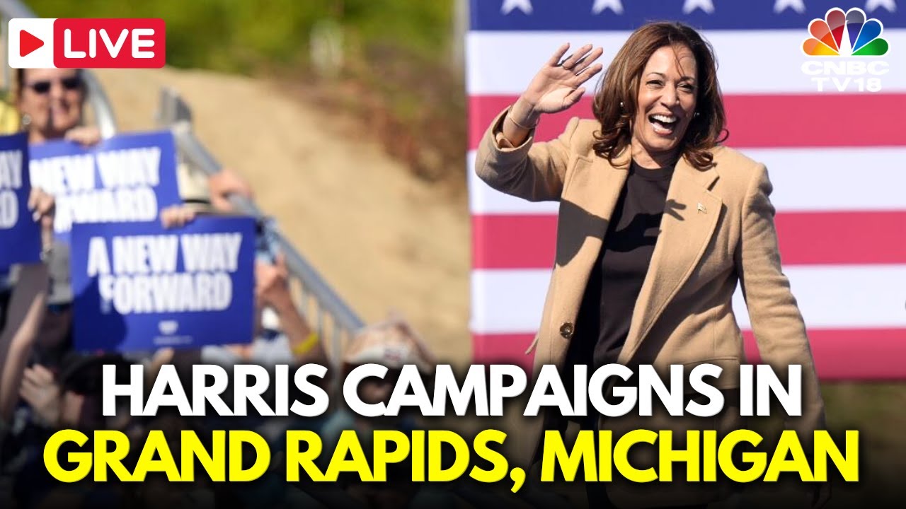LIVE: Kamala Harris Kicks Off Michigan Campaign Blitz with Grand Rapids ...