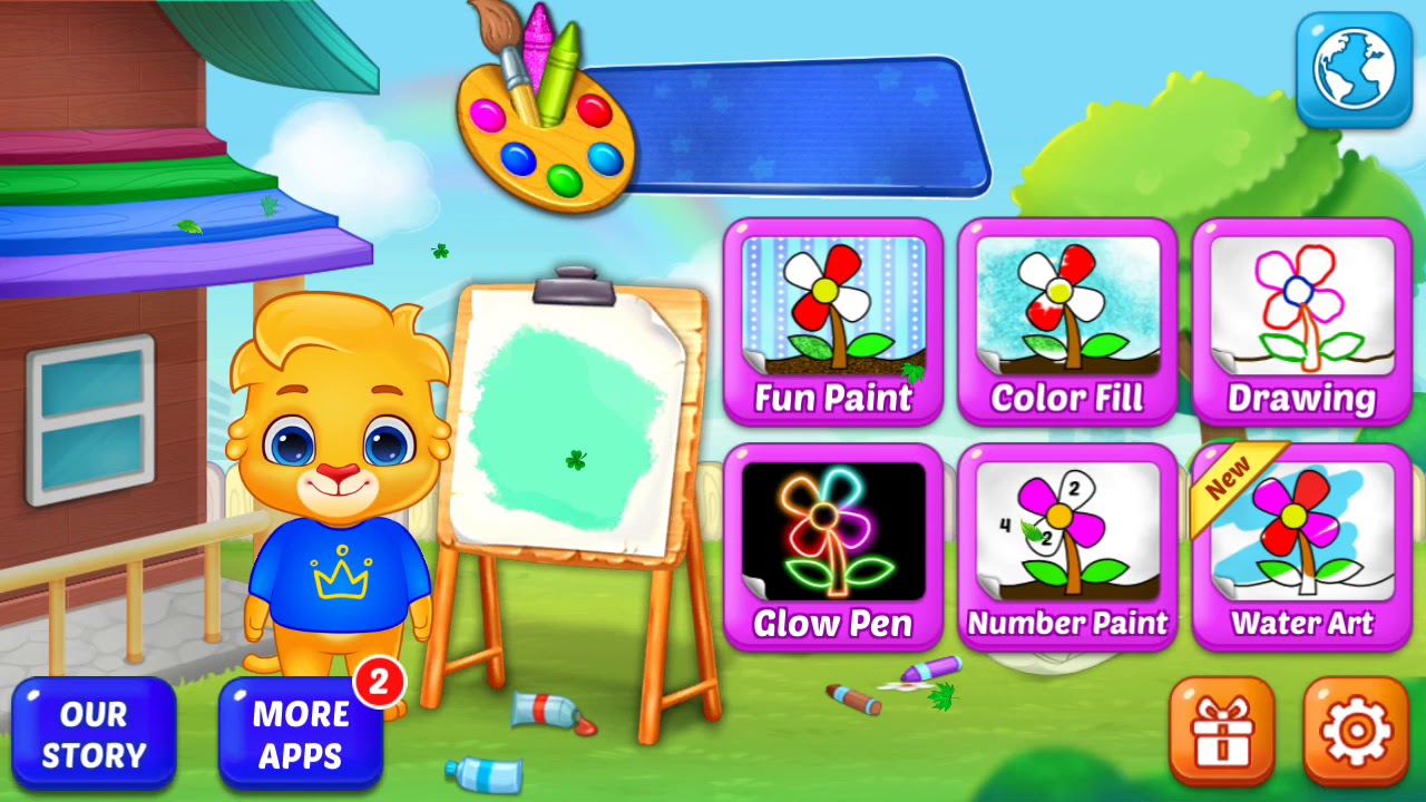 Eğlenceli resim boyama oyunu - YouTube