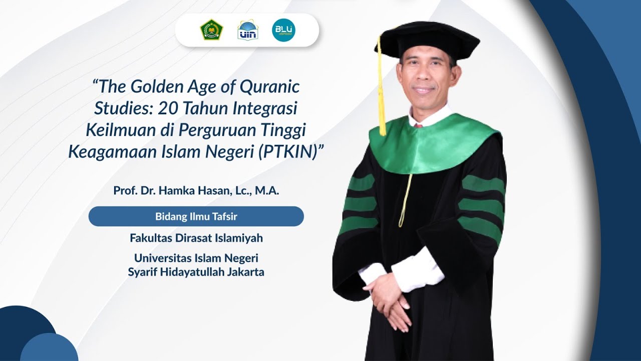 Orasi Ilmiah Prof. Dr. Hamka Hasan, Lc., M.A. | Pengukuhan Guru Besar ...