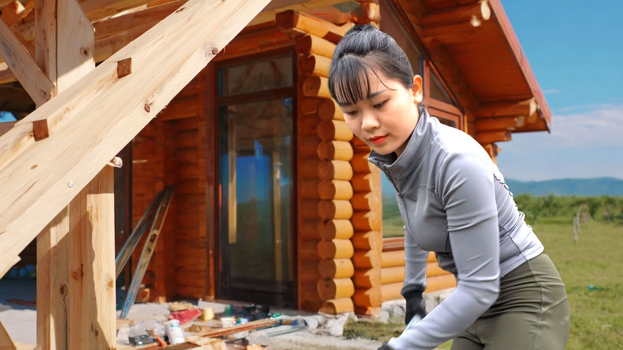 Building the Most Beautiful House | Girl Builds House Far From ...