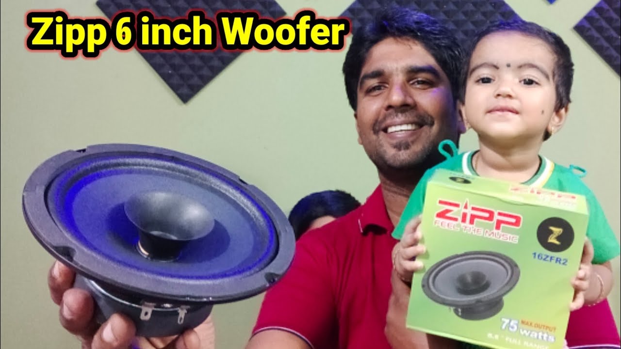 zipp speaker | Zippo 6 inch home woofer | SJ | - YouTube