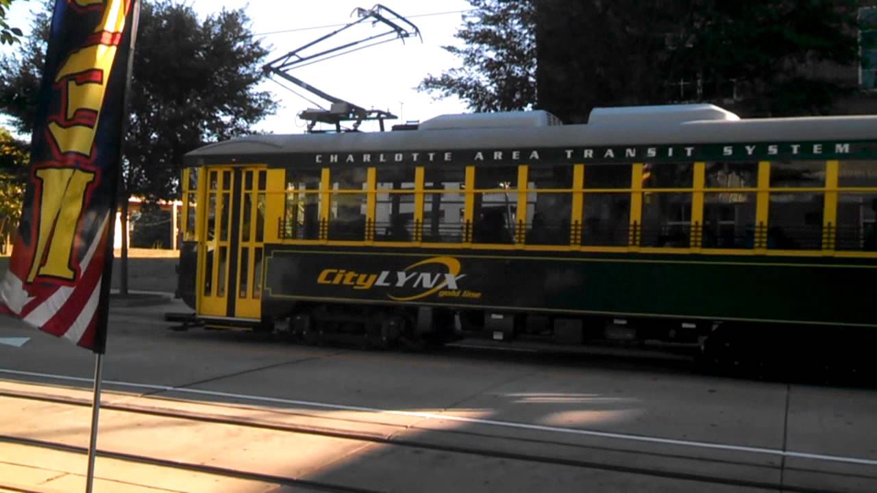 Charlotte CityLynx Gold Line Streetcar - First Day of Service - YouTube