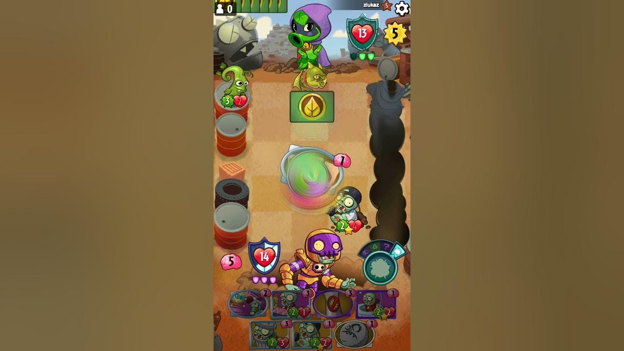 Mazo De Luna Malvada con Tornillo Oxidado!!!!! Plants vz Zombies Heroes - YouTube