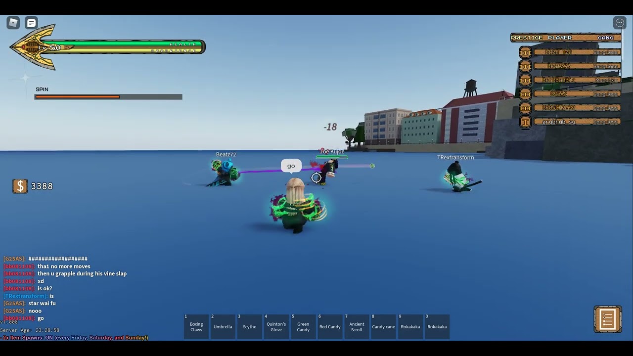 [YBA] hp inf combo?!!?!? - YouTube