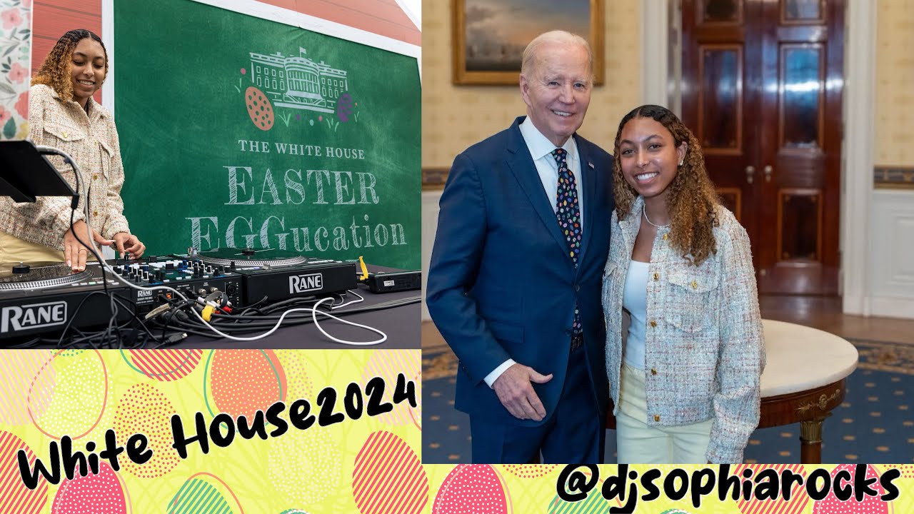 DJ Sophia Rocks the White House Easter Egg Roll | Meets President Joe ...